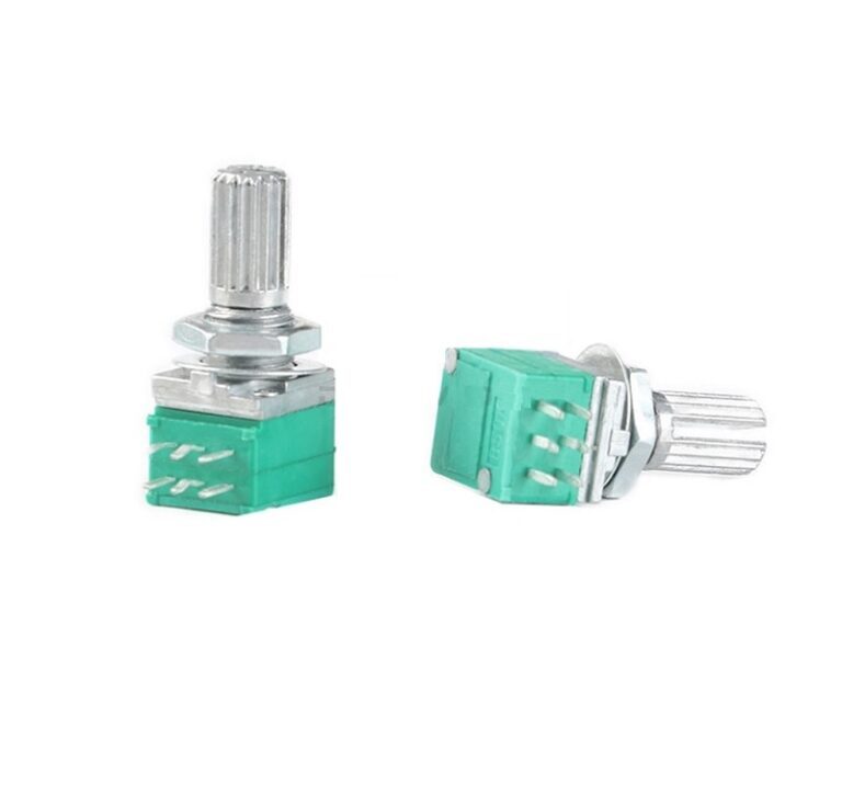 Buy B50K-50K Dual Rotary Potentiometer 6 Pin online at techtonics.in