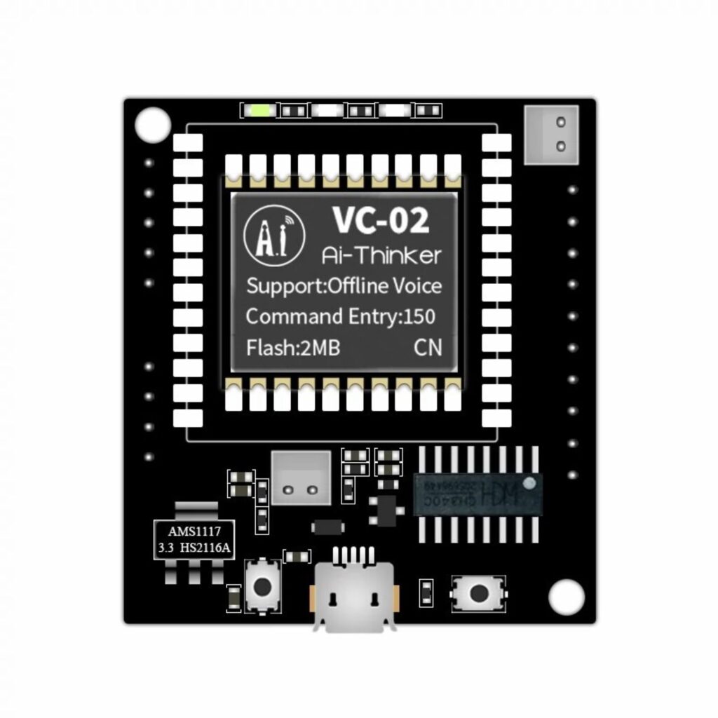 Buy Ai-Thinker VC-02 Kit Voice Recognition Board online at techtonics.in