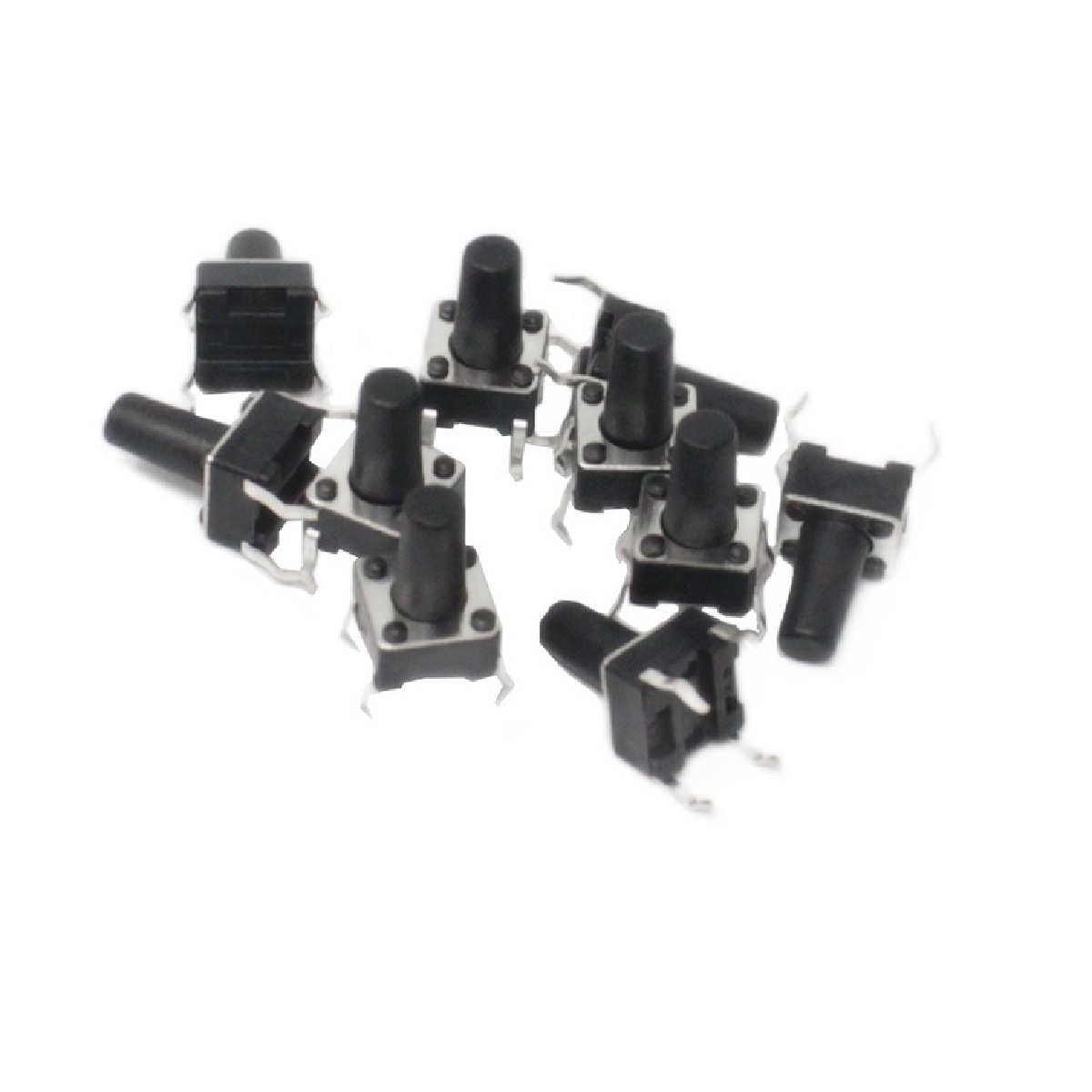 Buy 7 Values 70pcs 6X6x4.3/5/6/7/8/9/10mm Tact Switch Tactile Push ...