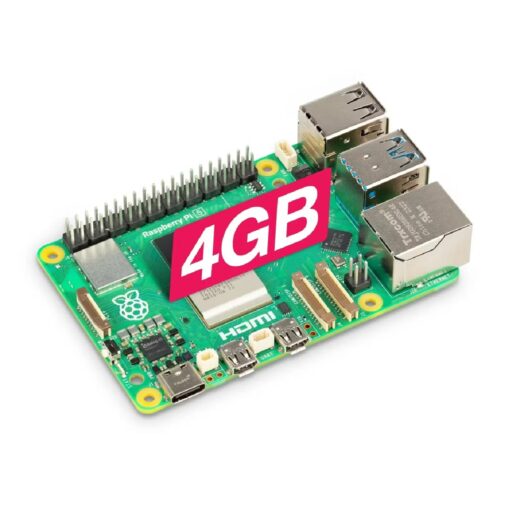 Buy Raspberry Pi 5 Model 4GB RAM - Powerful Single Board Computer ...